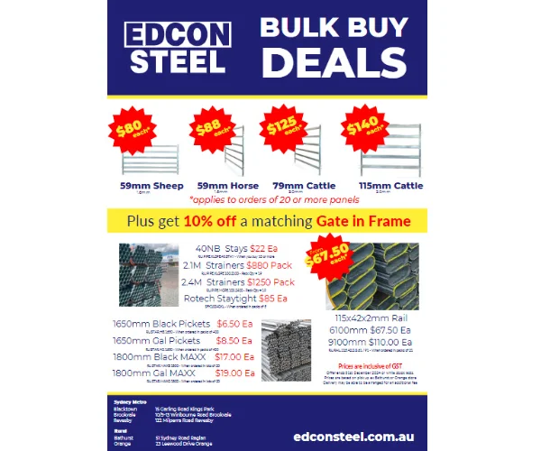 Specials - Edcon Steel